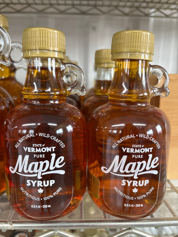 Glass Half Pint of Pure Organic Maple Syrup – Maple City Candy