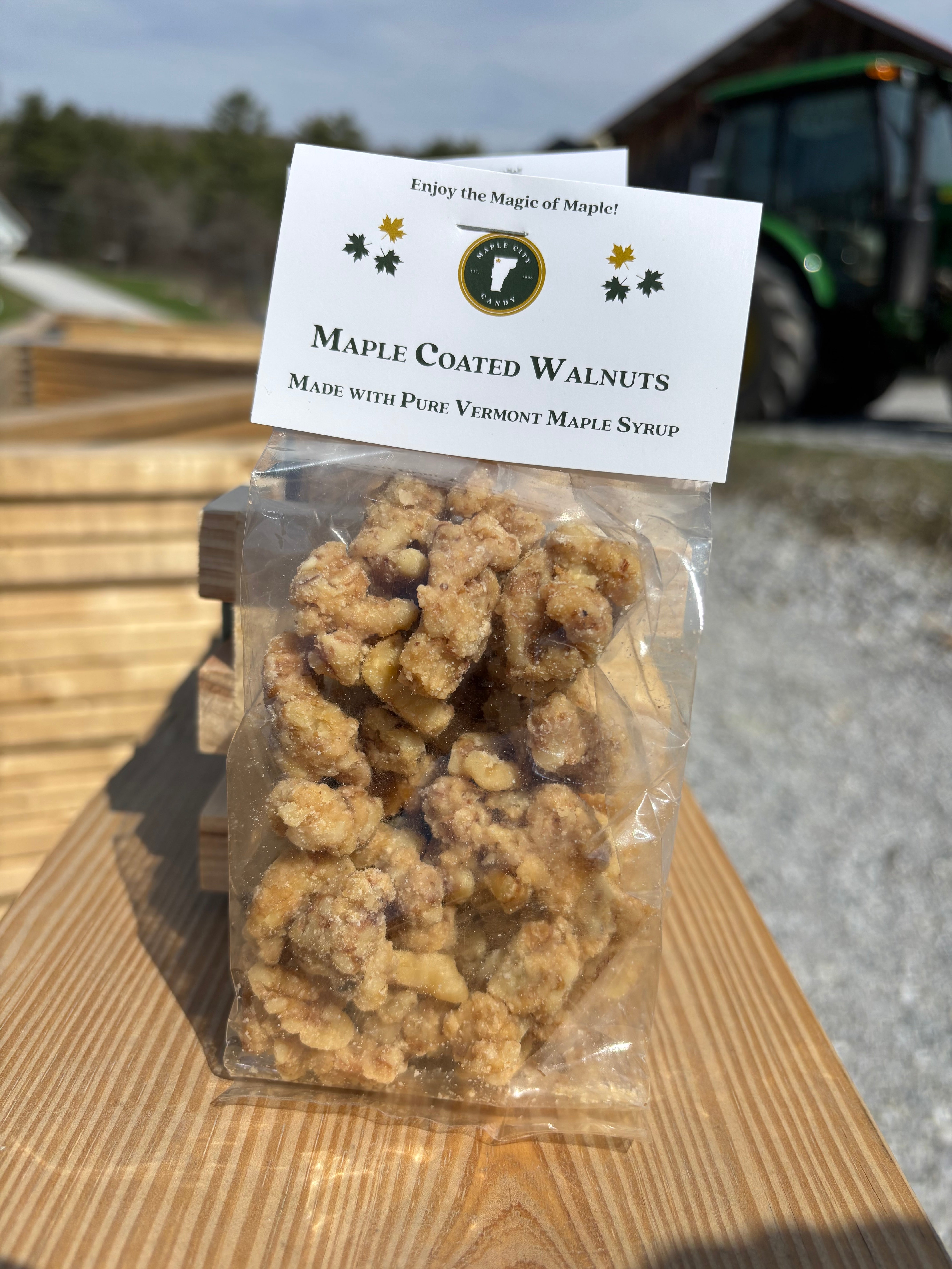 Maple Coated Walnuts – Maple City Candy